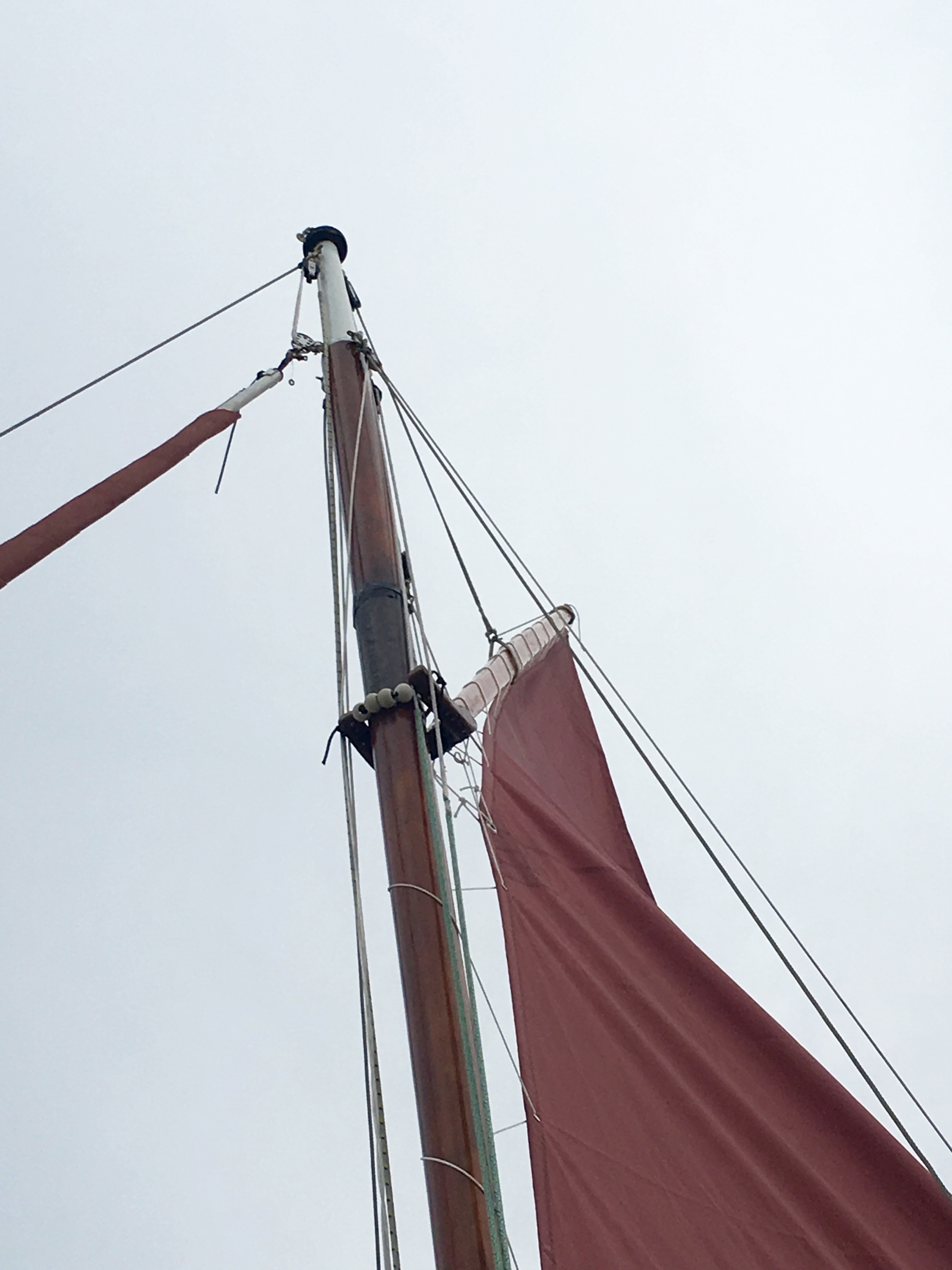 See How the Mainsail Sets | The Quiet Ripple Defines The Pond
